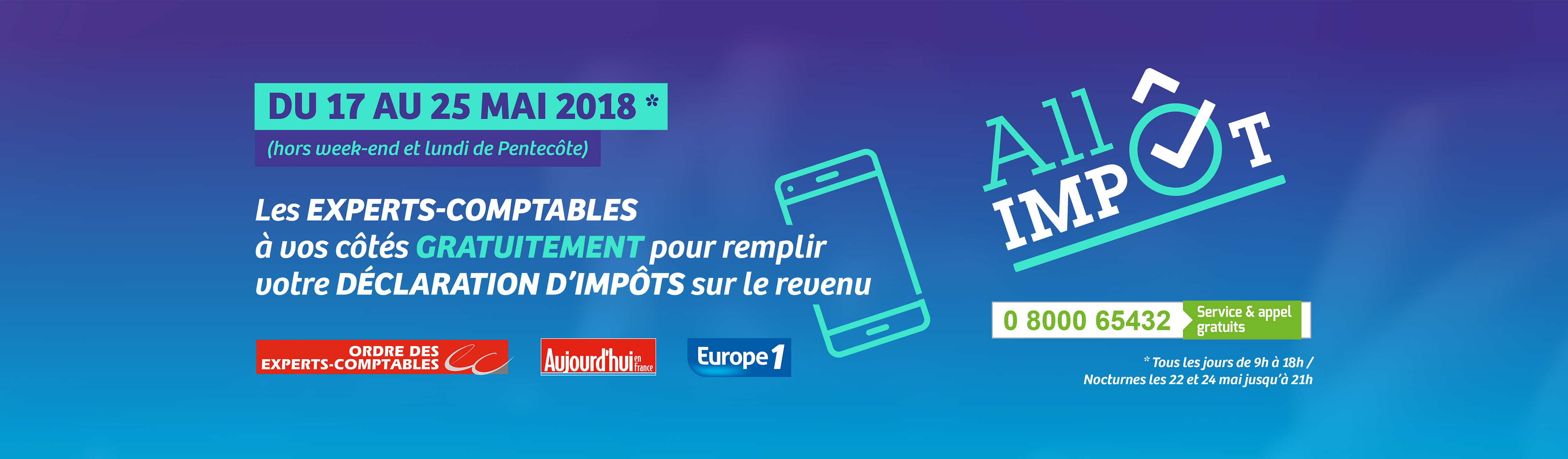 Allo Impôt : l'aide gratuite des experts-comptables du 17 au 25 mai ...